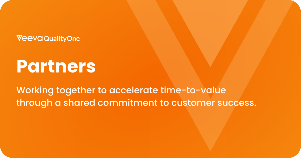 Partners | Veeva QualityOne